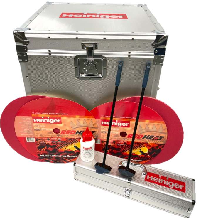 Red Heat Grinding Emery | Heiniger Australia